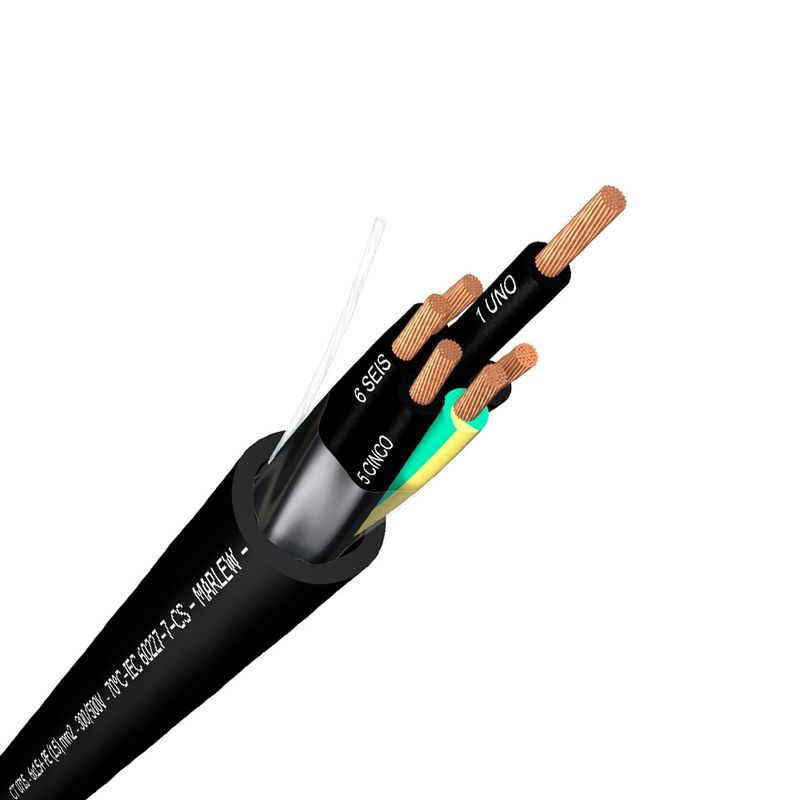 Cable Taller 12x1.50mm² Negro x Metro - Pelba