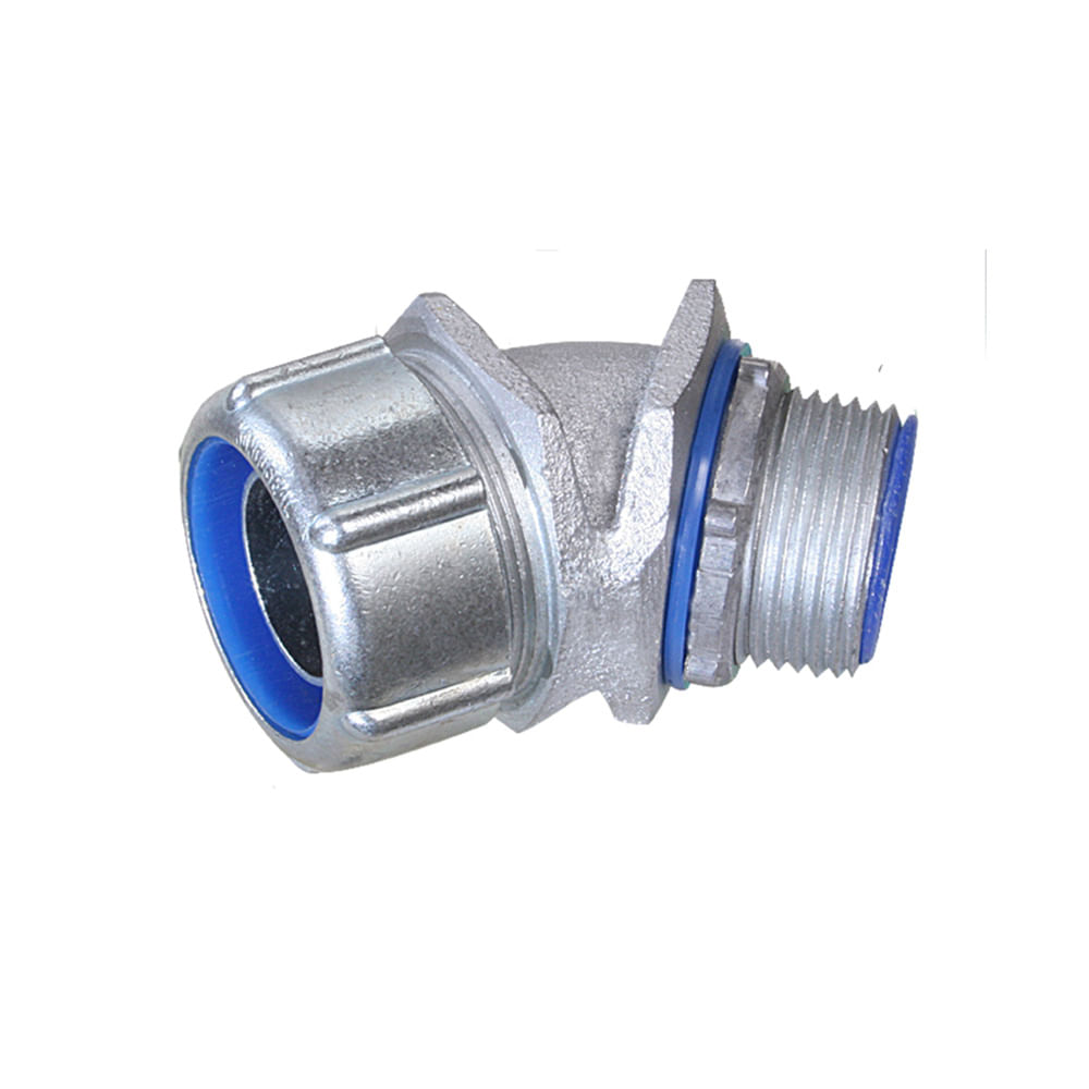 Conector 45 P/Caño Flexible De ½ - Pelba