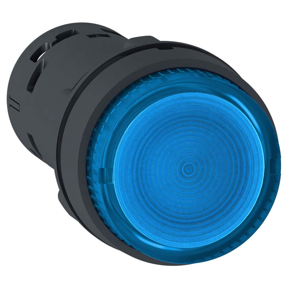 Pulsador Luminoso Azul Led 230Vca 1Na - Pelba