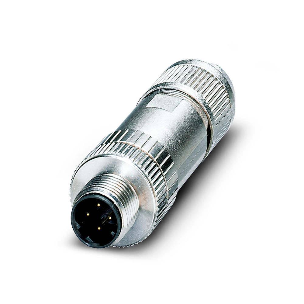 Conector P/Sistema Bus Macho 4P Ethernet Saccm 12 Msd 4Q Sh - Pelba