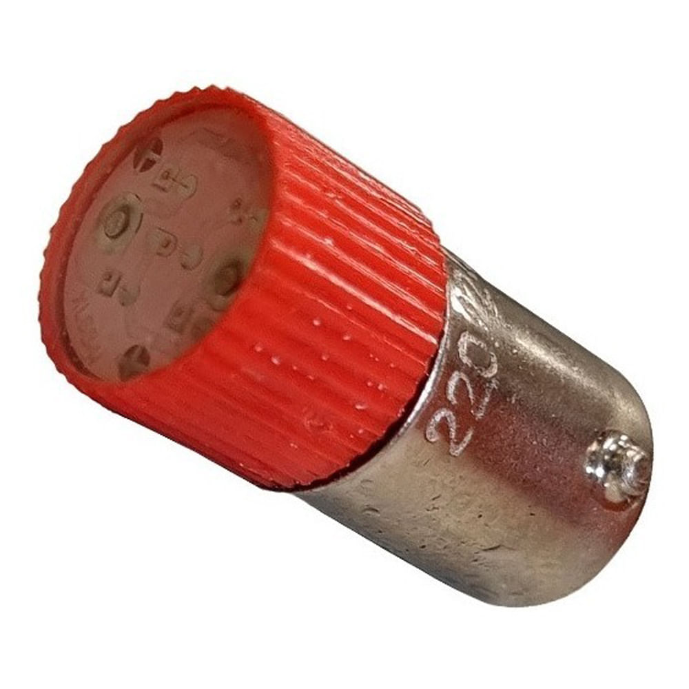 Lampara Foquito Multiled 220V Color Rojo Bulb-220R - Pelba