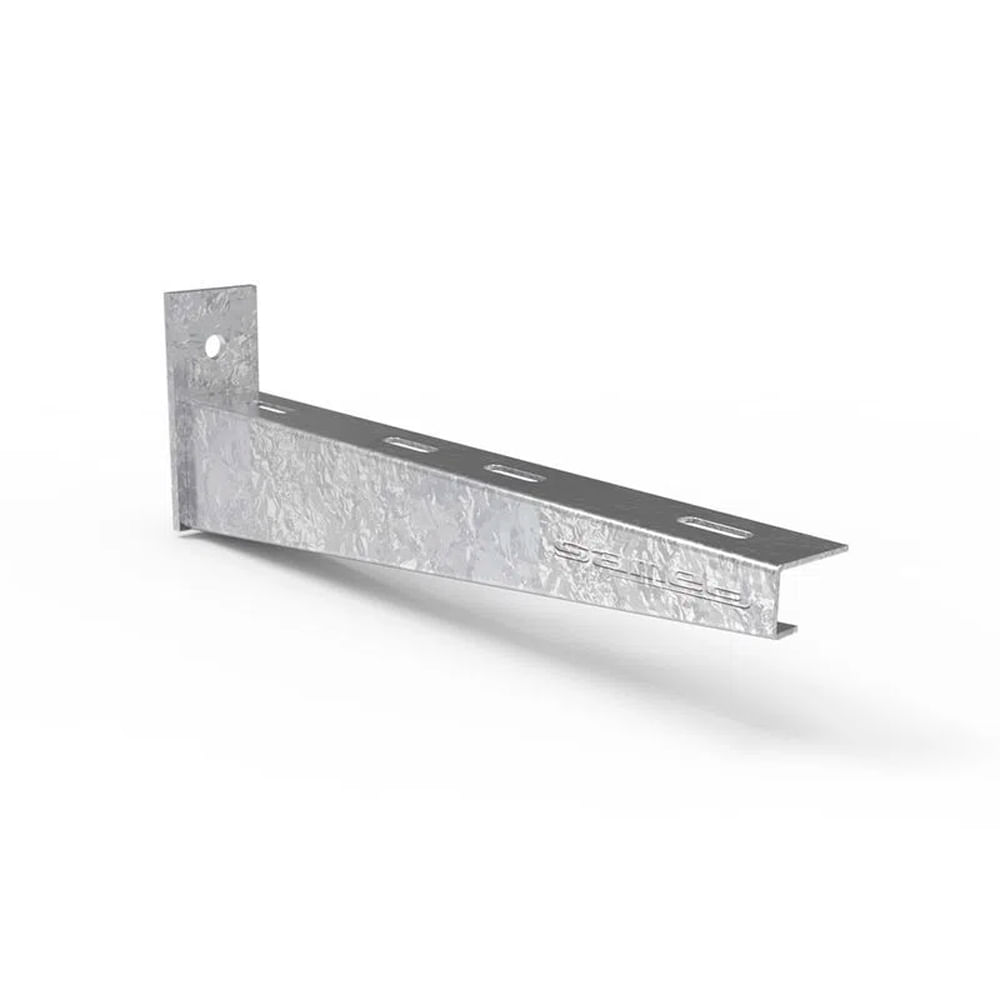 Mensula Pared Reforzada Perfil C De 180Mm Galvanizado - Pelba