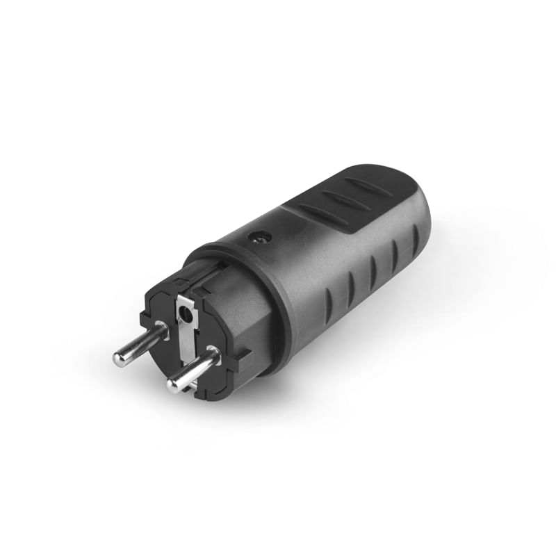 Ficha Schuko 2P+T 16A 250V Ac Fr/De - Pelba