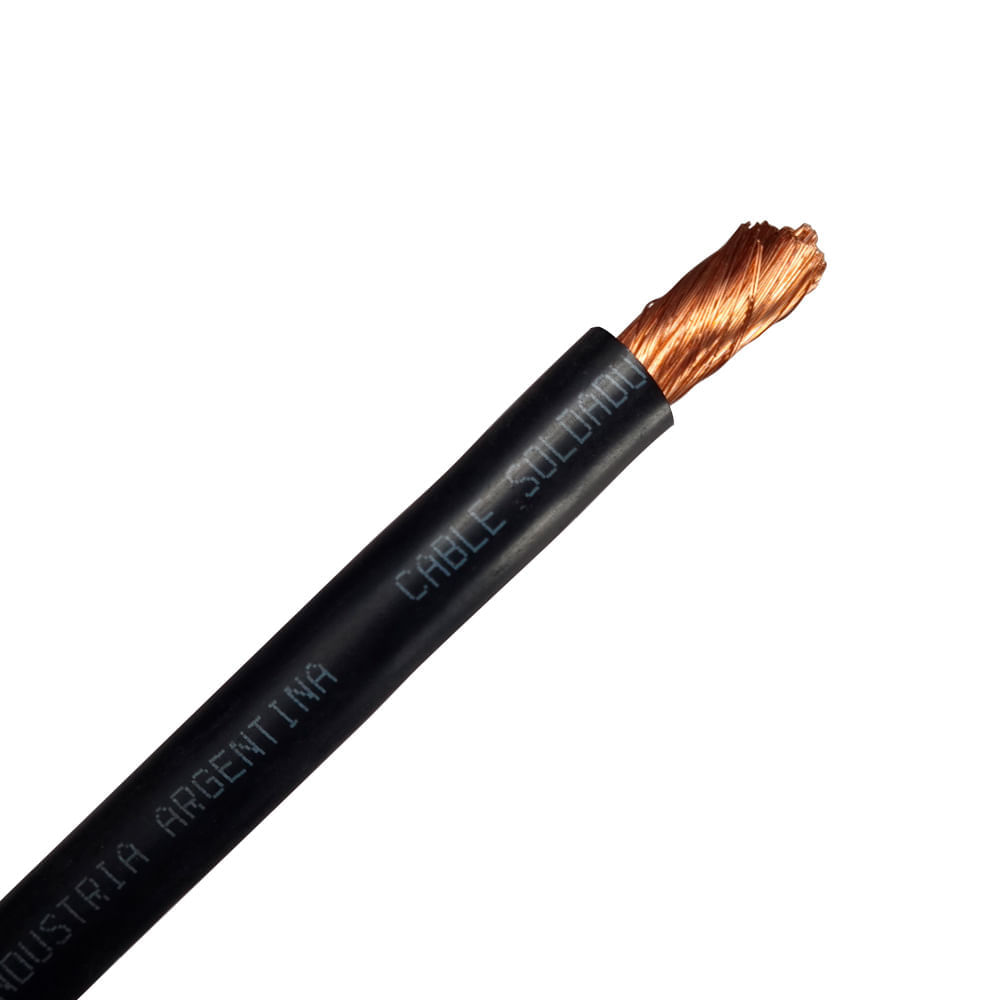Cable Soldadura extra flexible 1x16mm² Negro x Metro - Pelba