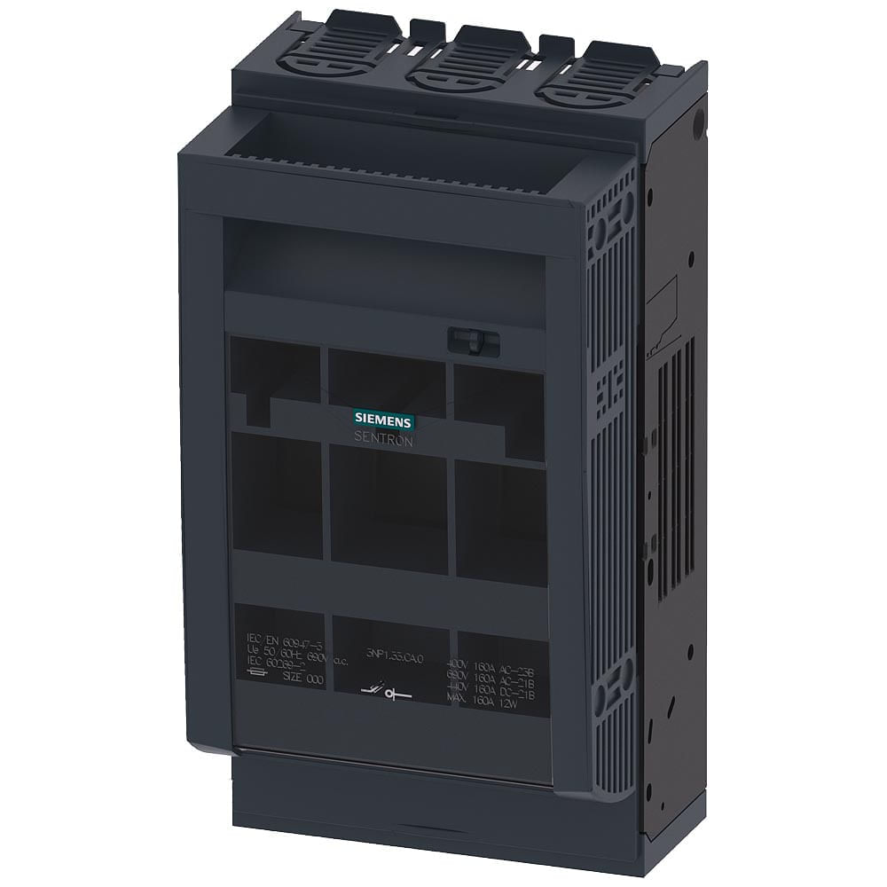 Seccionador Bajo Carga Tapa Rebatible 160A 3-Polos P/Nh T000/003 Np1133 ...