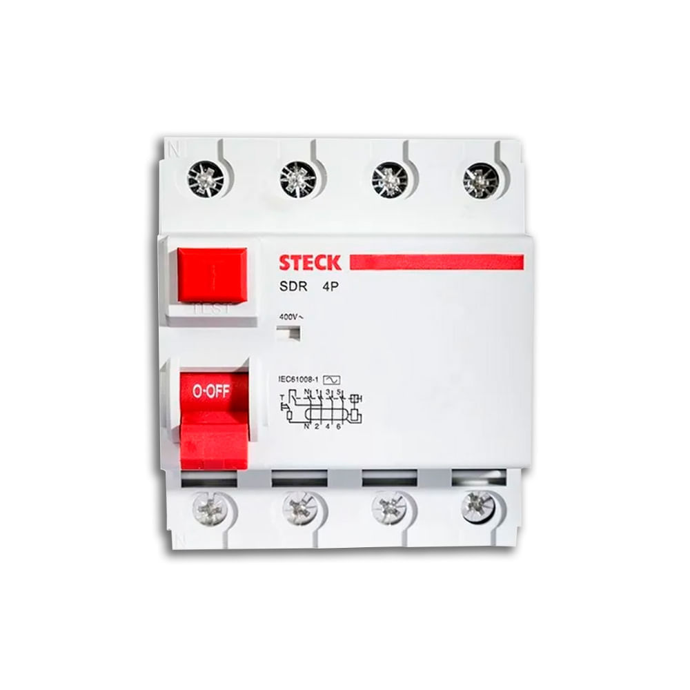 Disyuntor diferencial 4x63A 30MA clase A - Pelba