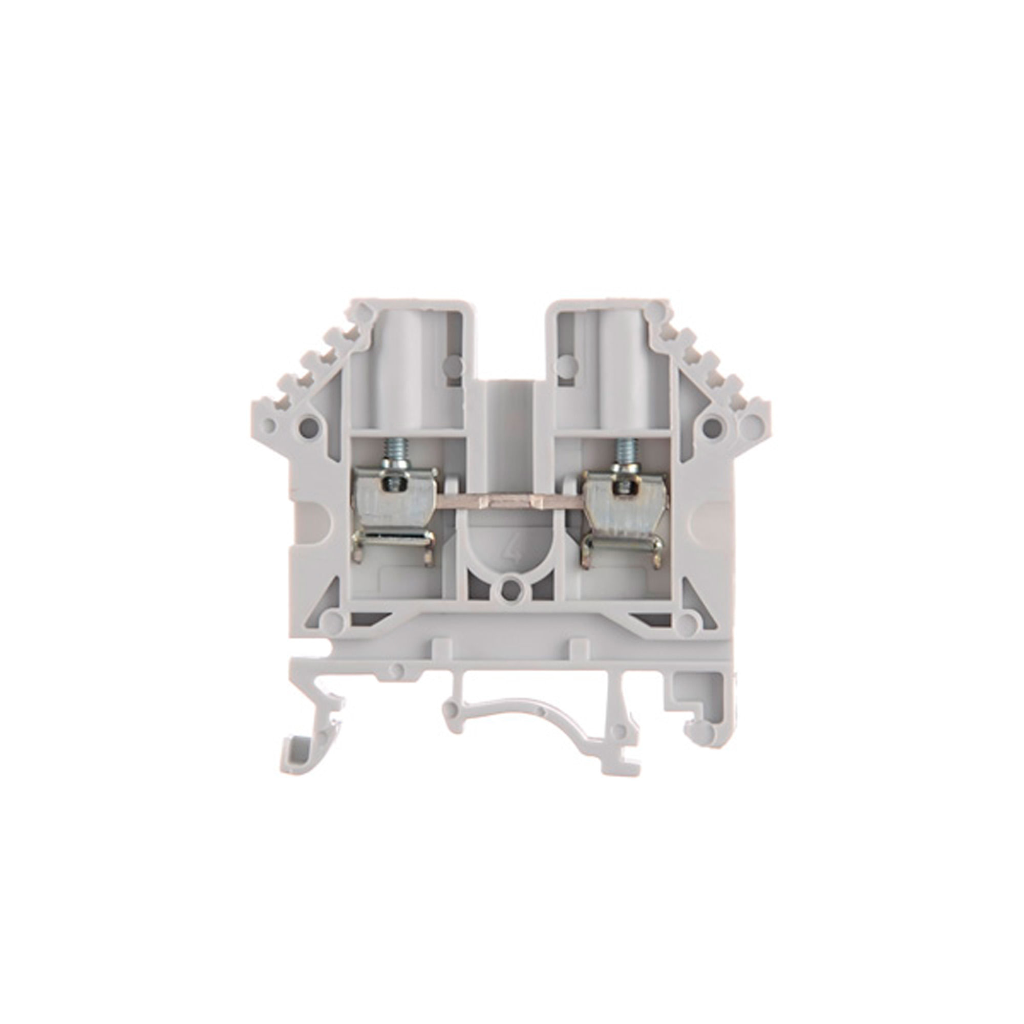 Bornera De Paso 2,5Mm Bpn Gris Zoloda Riel Din - Pelba